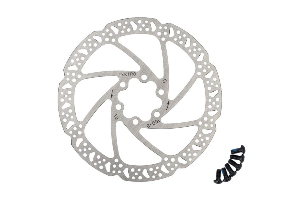 Tektro Remschijf TR160-8 160mm + Boutjes - CyclingWeb.nl